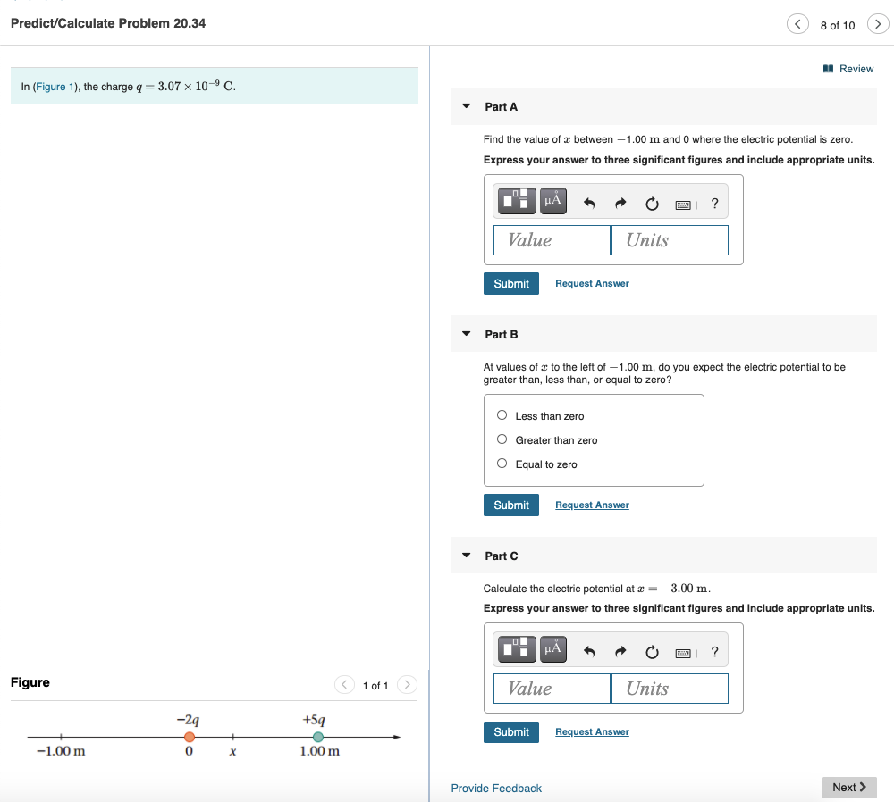 Solved Predict/Calculate Problem 20.34 8 of 10 M Review In | Chegg.com