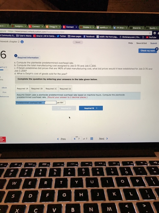 Solved Homework chapter 2 Help Save & Exit Submit Check my | Chegg.com