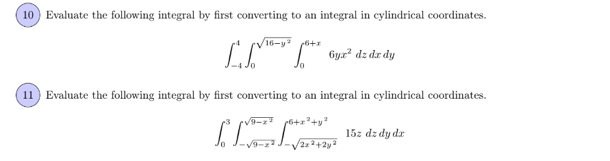 Solved Evaluate the following integral by first converting | Chegg.com