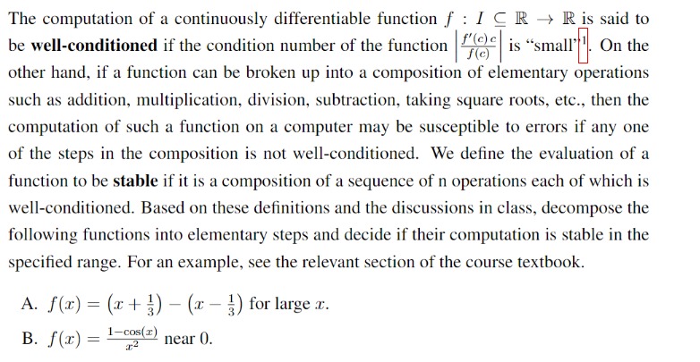 Solved The computation of a continuously differentiable | Chegg.com