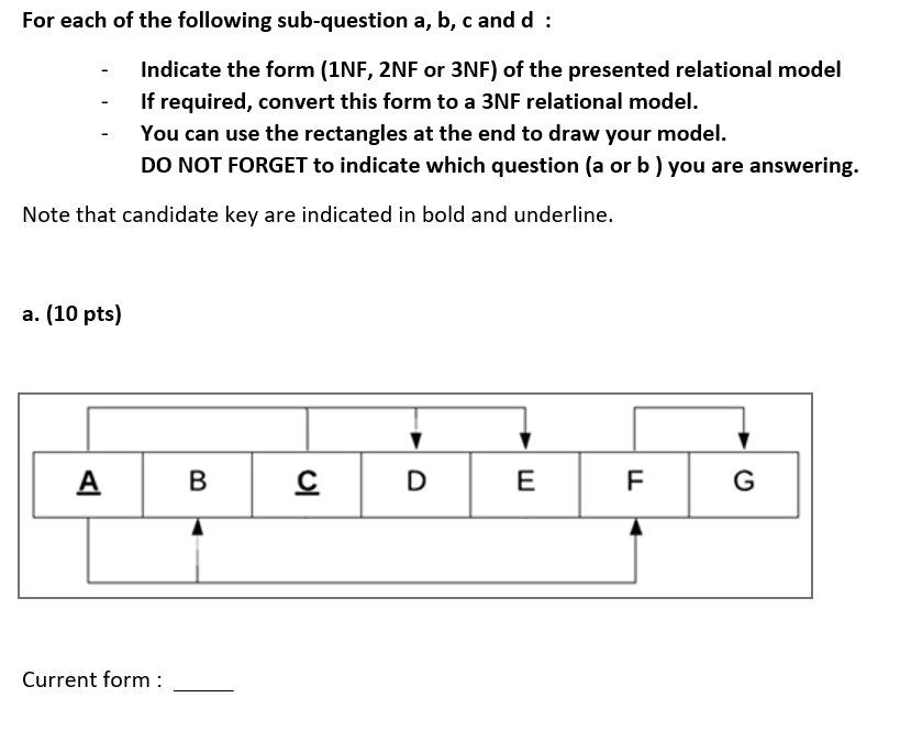 Solved For each of the following sub-question a, b, c and d | Chegg.com