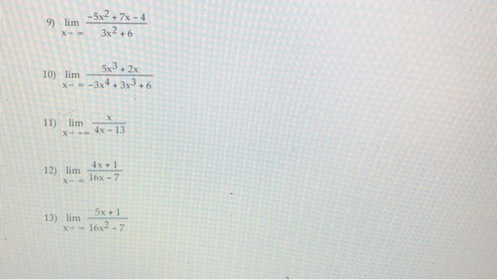 Solved Decide whether the limit exists. If it exists, find | Chegg.com