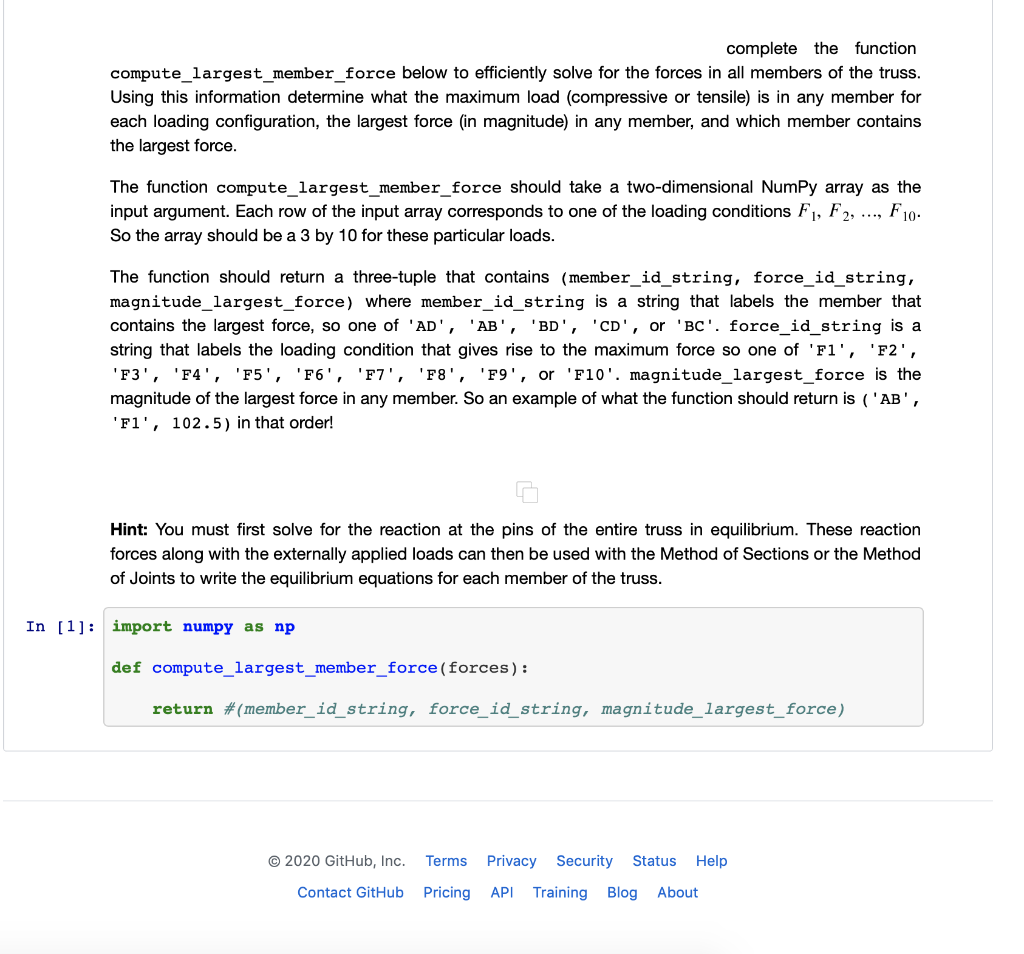 Consider the truss assembly pictured in the figure | Chegg.com