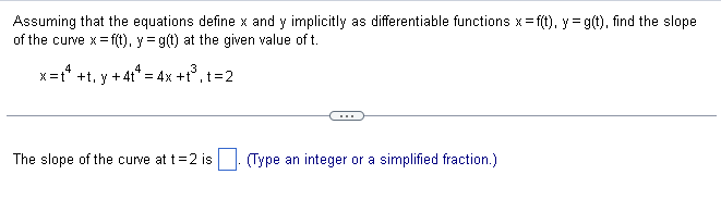 Solved Assuming that the equations define x and y implicitly | Chegg.com