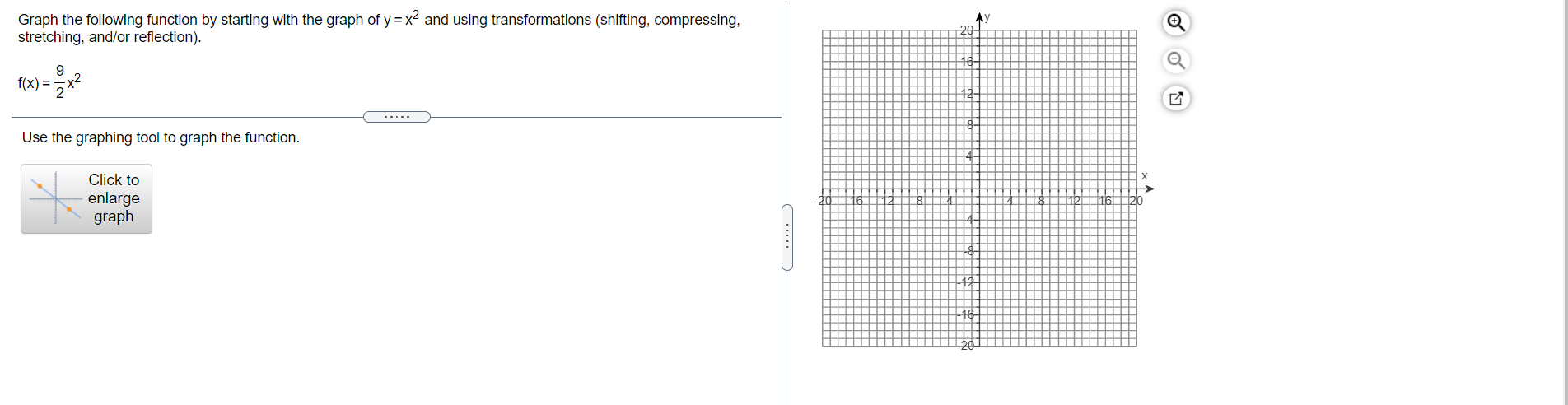 Solved Graph the following function by starting with the | Chegg.com