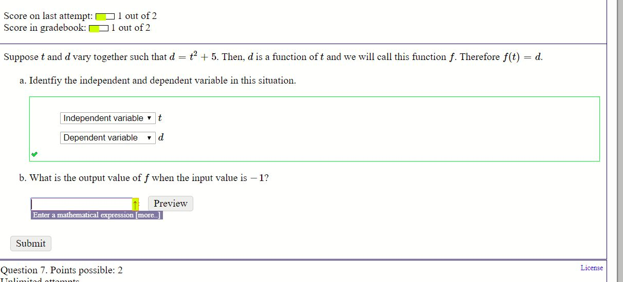Solved Score on last attempt: Ol out of 2 Score in | Chegg.com