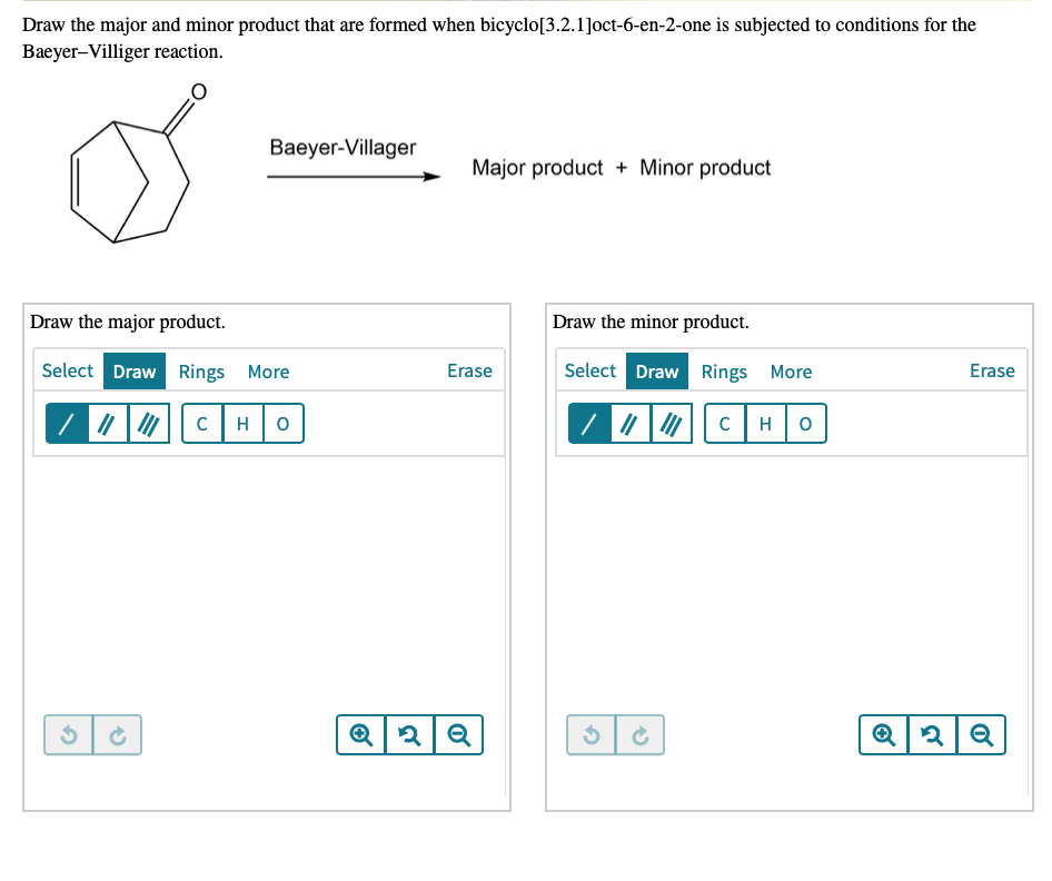 Solved Draw the major and minor product that are formed when | Chegg.com
