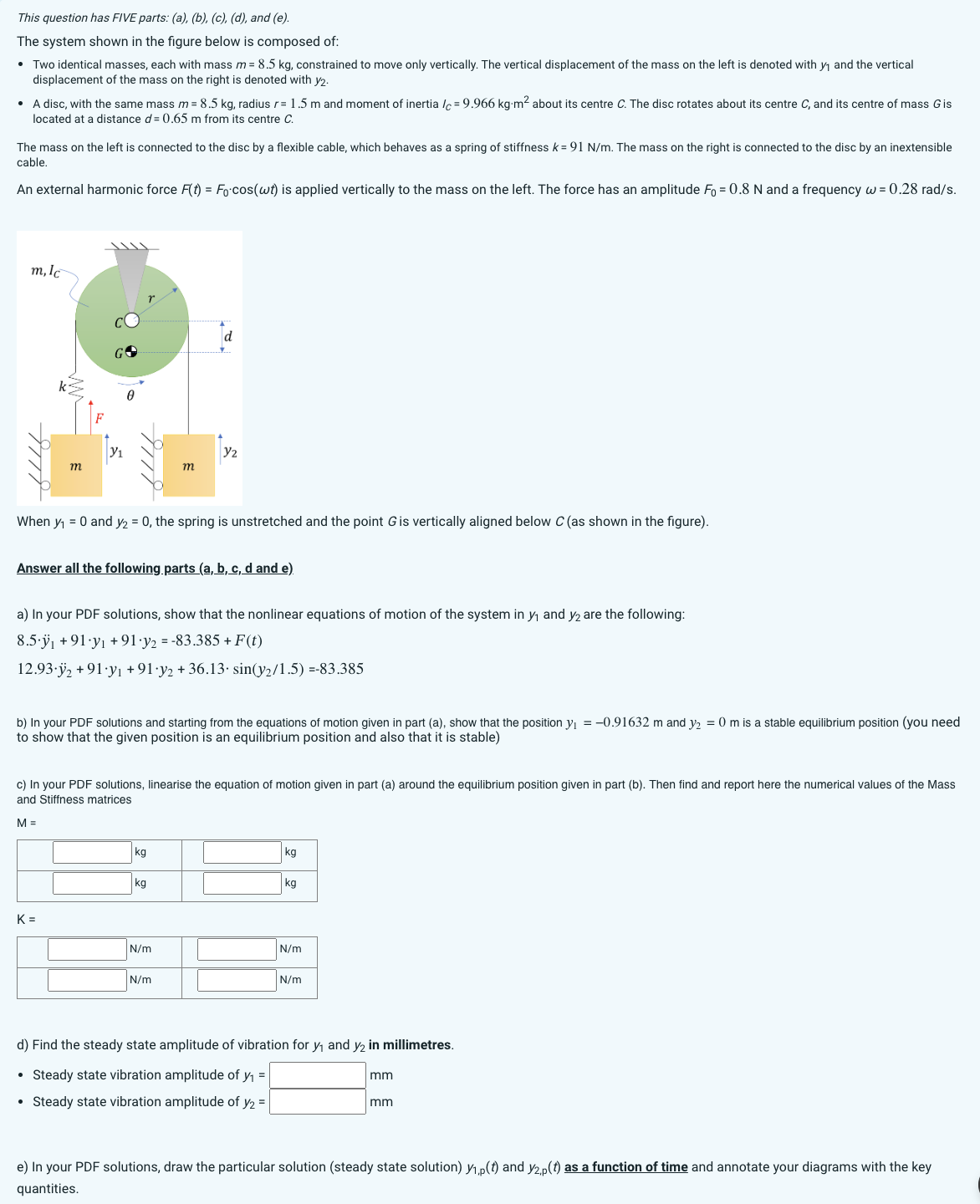 This question has FIVE parts: (a), (b), (c), (d), and | Chegg.com