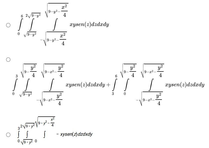Solved Consider the following sum of integrals with respect | Chegg.com
