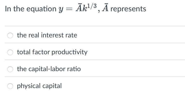 Solved In ﻿the equation y?b=ar (A)k13,bar (A) ﻿representsthe | Chegg.com