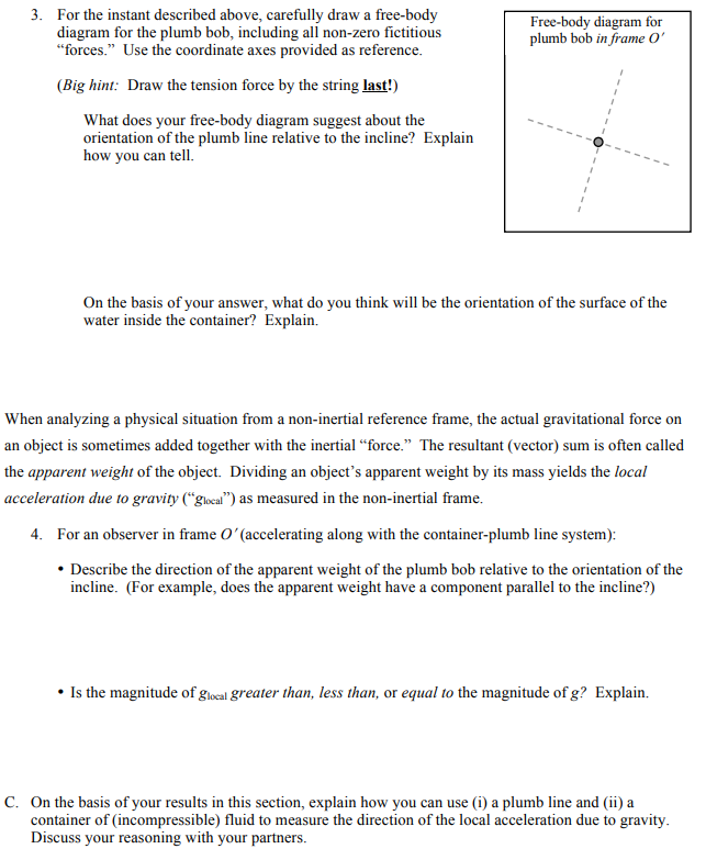 Solved Container-plumb line system initially at rest Plumb | Chegg.com