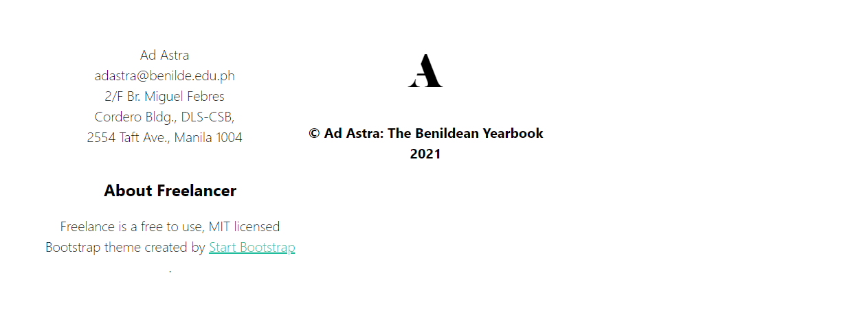 Solved How can I align the text in my footer? It must look | Chegg.com