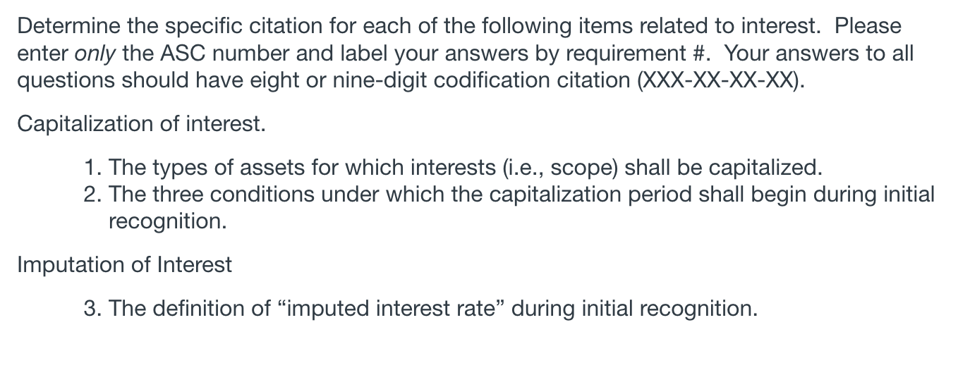 Solved Determine the specific citation for each of the | Chegg.com