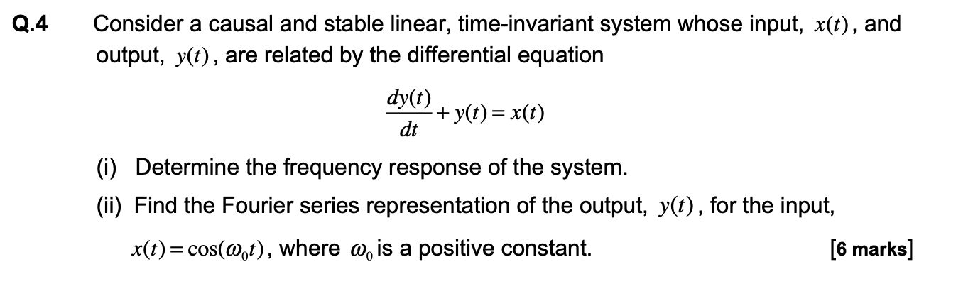 Solved Consider a causal and stable linear, time-invariant | Chegg.com