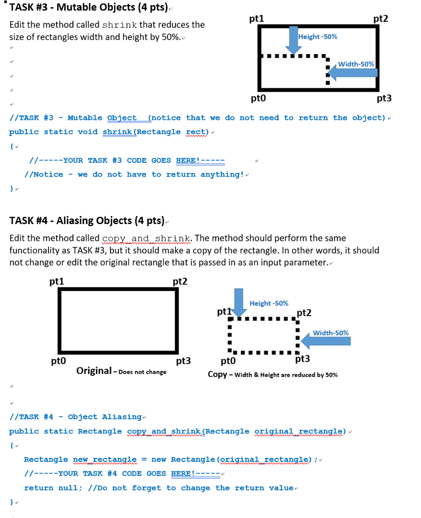 Solved Programming Assignment 3 - Methods and Objects (16 | Chegg.com