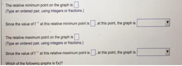 Solved The graph of the function has one relative maximum | Chegg.com