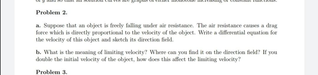 Solved Problem 2. a. Suppose that an object is freely | Chegg.com