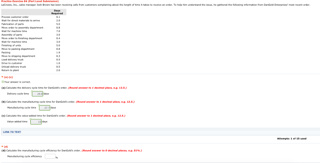 Solved Practice Exercise 04 (Part Level Submission) | Chegg.com
