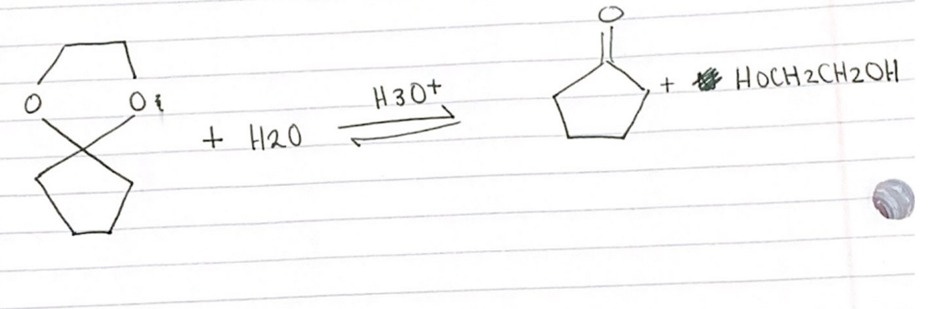 Solved O + HOCH2CH2OH H30+ Oi + H2O | Chegg.com