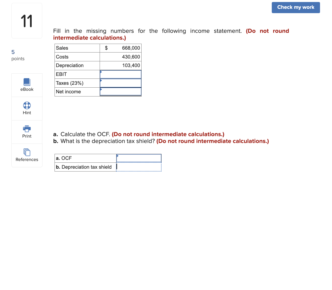 Solved by an EXPERT 11Fill in the missing numbers for the following | Chegg.com
