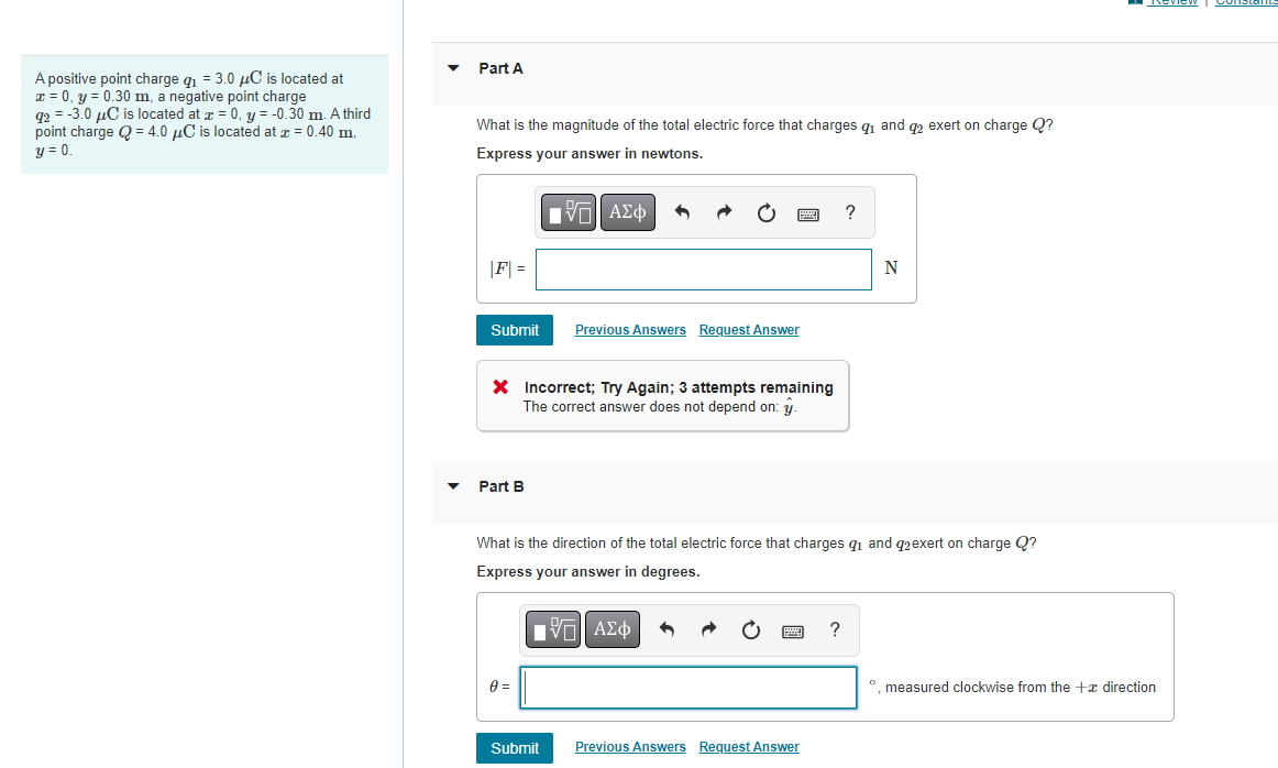 Solved A positive point charge q1=3.0μC is located at | Chegg.com