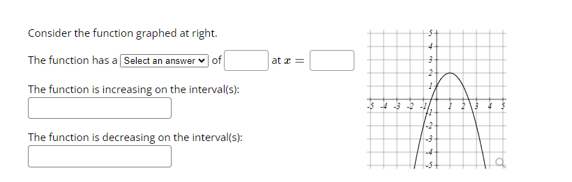 Solved Show me the steps to solve Consider the function | Chegg.com