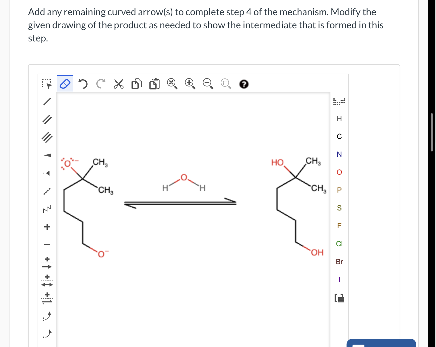 Solved Add any remaining curved arrow(s) ﻿to complete step 4 | Chegg.com
