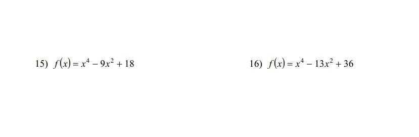 Solved State The Possible Rational Zeros For Each Function