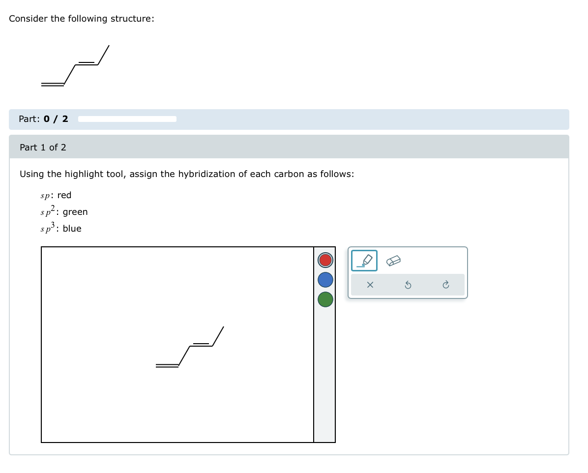 Solved Consider the following structure:Part: 0 / 2Part 1 | Chegg.com