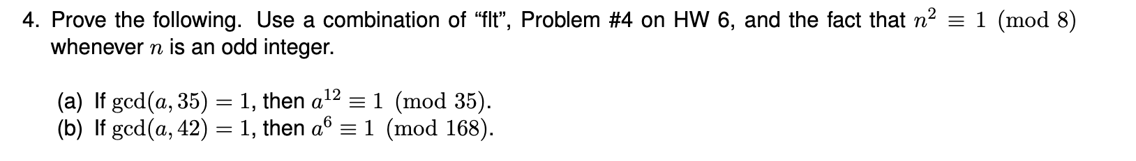 Solved 4. Prove the following. Use a combination of "flt", | Chegg.com