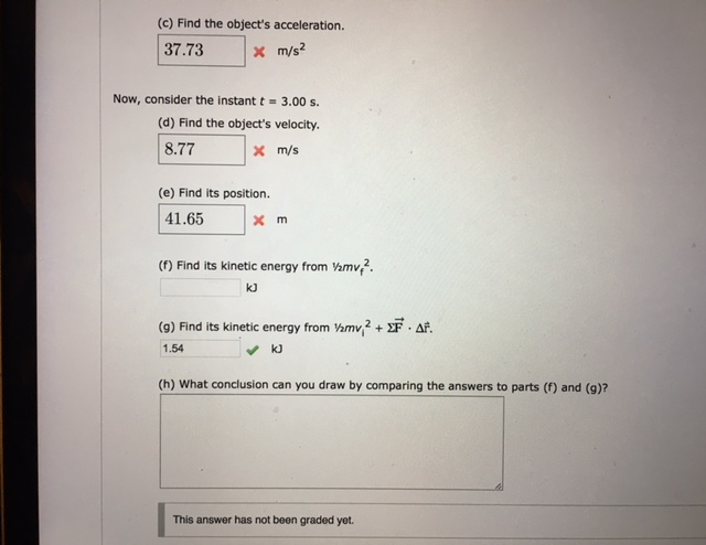 Solved Two constant forces act on an object of mass m 4.30 | Chegg.com