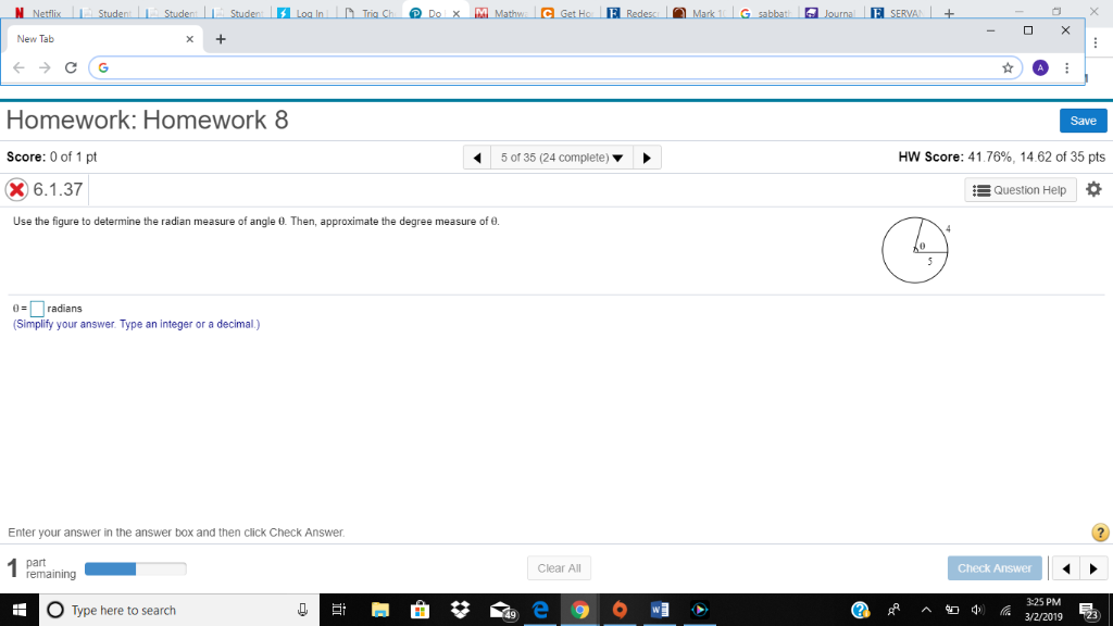 Solved R Redes-.) New Tab Homework: Homework 8 Score: 0 of 1 | Chegg.com