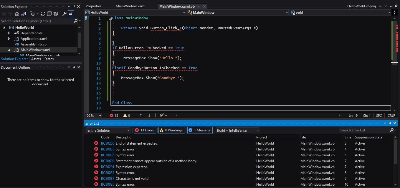 Solved Using Visual Basic Add code to the display | Chegg.com