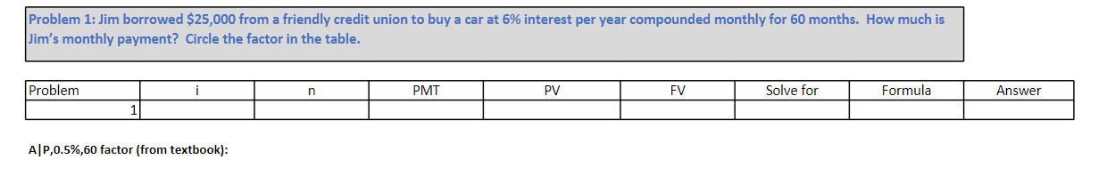 Solved A|P,0.5%,60 ﻿factor (from textbook): (please use | Chegg.com