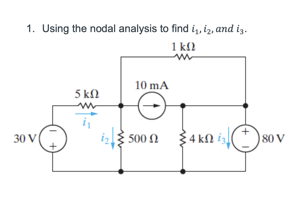 Solved Solve this example. Using the method of nodal | Chegg.com