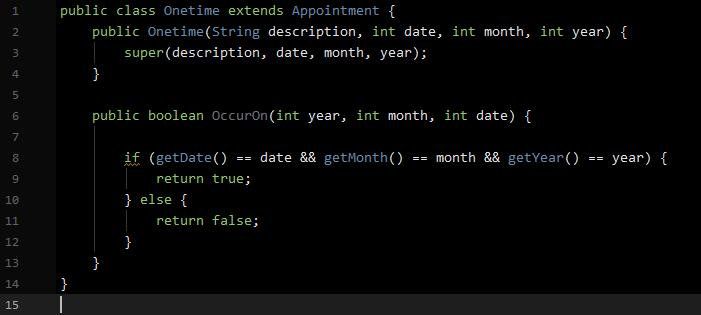 Solved P9.4 Improve the appointment book program of Exercise | Chegg.com