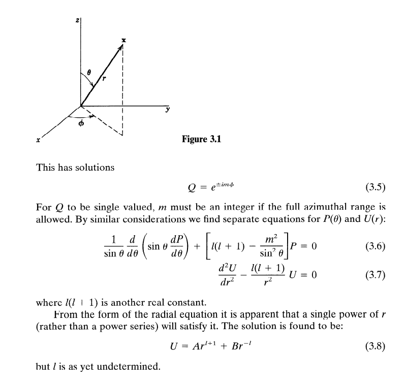 Solved Laplace Equation in Spherical Coordinates In | Chegg.com