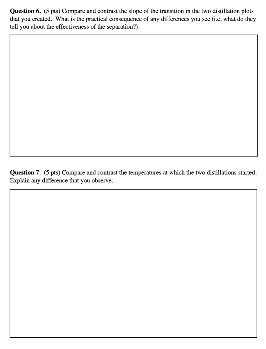 Part IV - Distillation of Ethanol and Water Question | Chegg.com