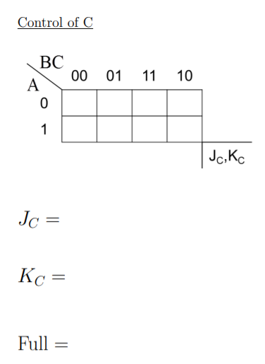 Solved Hand Calculations JK Flip-Flop Cuunter Design a 3-bit | Chegg.com