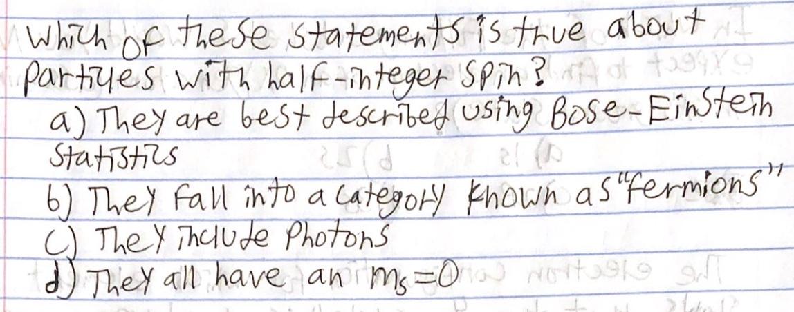 Solved Which of these statements is true about partines with | Chegg.com