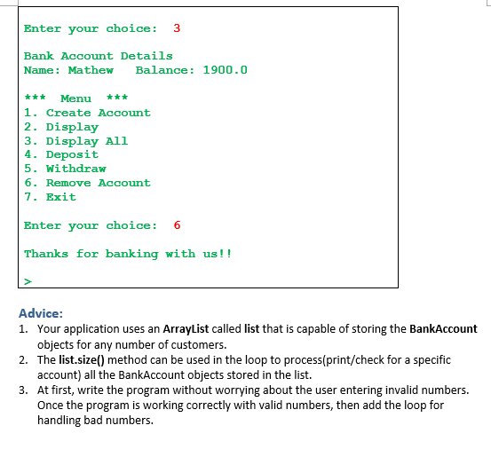 Assignment 1. Download BankAccount.java and | Chegg.com