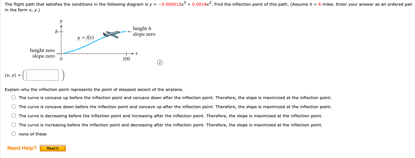 Solved The flight path that satisfies the conditions in the | Chegg.com