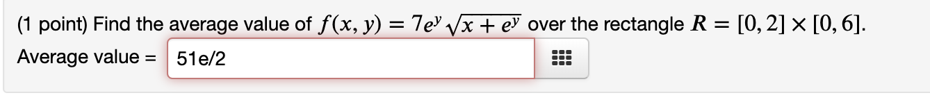 Solved (1 point) Calculate a Riemann sum S3,3 on the square | Chegg.com