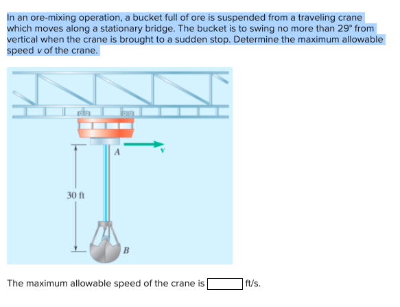 Solved In an ore-mixing operation, a bucket full of ore is | Chegg.com