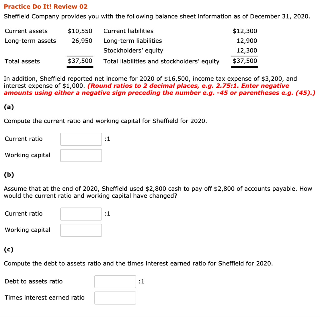 Solved Practice Do It! Review 02 Sheffield Company provides | Chegg.com