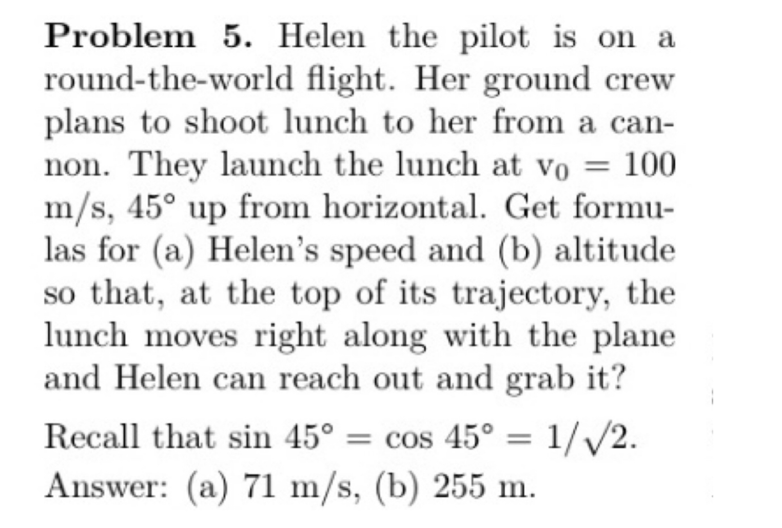 Solved Problem 5. ﻿Helen the pilot is on around-the-world | Chegg.com