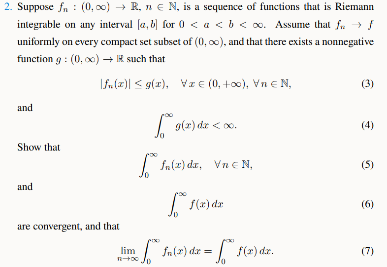Solved Suppose fn:(0,∞)→R,n∈N, is a sequence of functions | Chegg.com