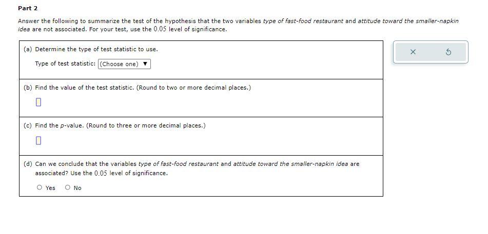 Solved Fast-food restaurants may be able to decrease yearly | Chegg.com