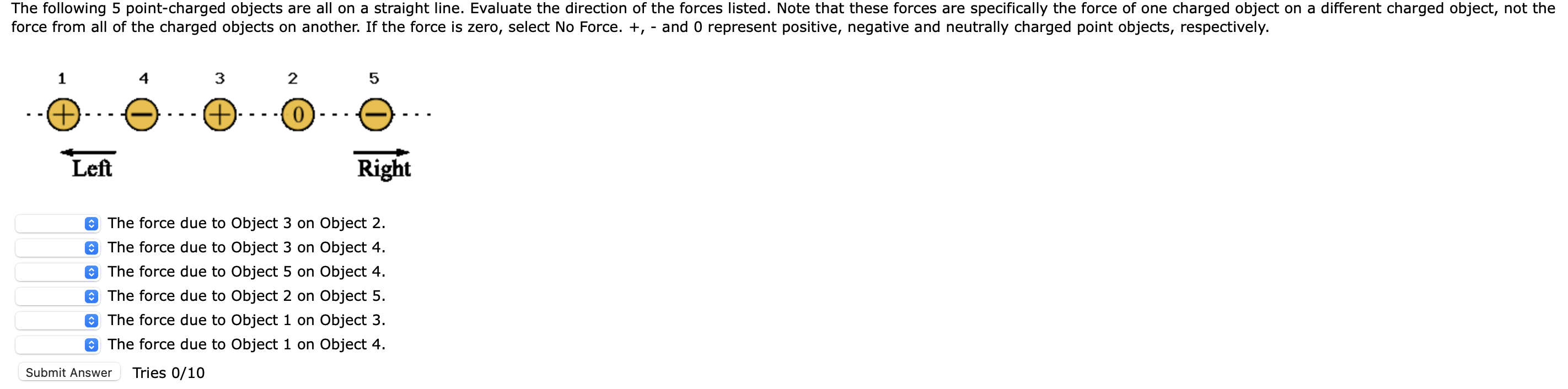 Solved The following 5 point-charged objects are all on a | Chegg.com