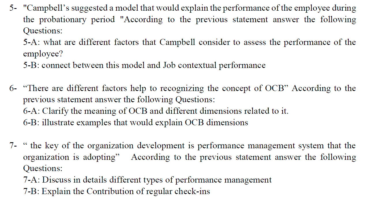 5- "Campbell's suggested a model that would explain | Chegg.com